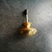Brass Pinhole Circular Cabinet Knob Intricate Gold Dotted - Etsy