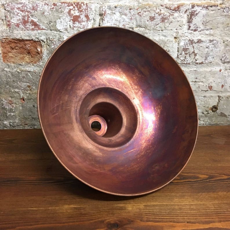 Retro Industrial Copper Lampshade Rustic Vintage Style Metal - Etsy New ...
