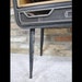 Metal and Wood Utility Drawer Cabinet Four Metal Mesh Drawers Two ...