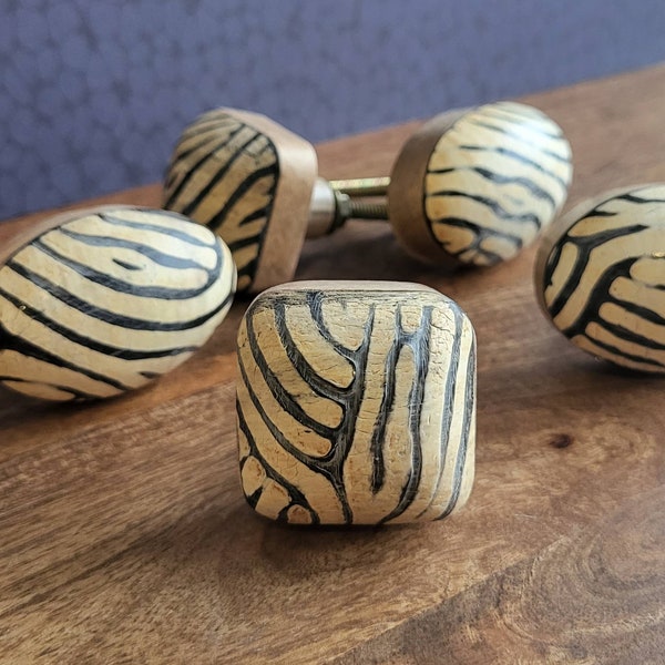 Wood Cabinet Knobs - Etsy