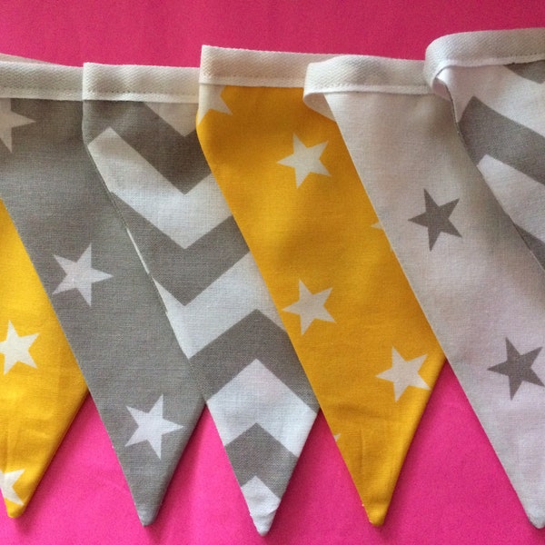 Yellow Grey Chevron - Etsy