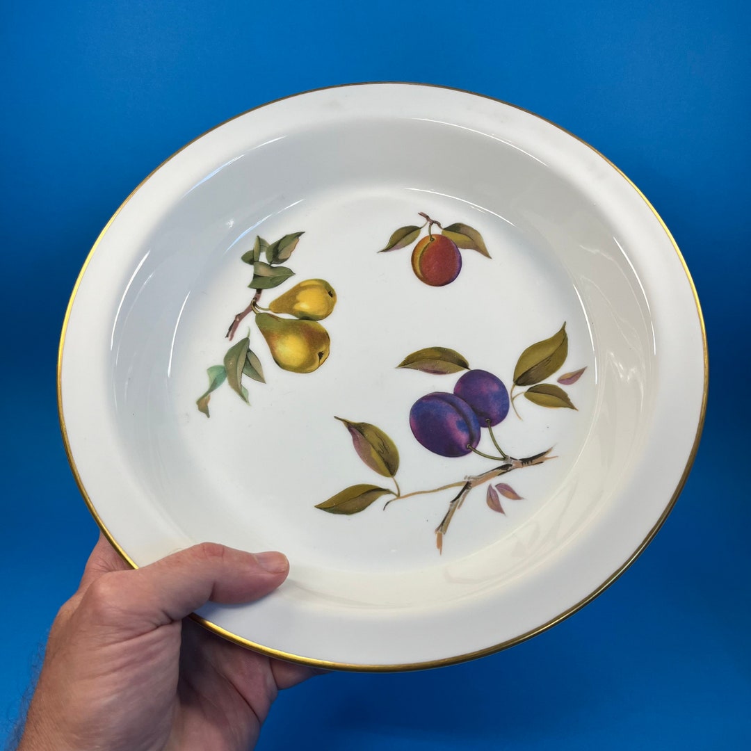 Vintage Royal Worcester Evesham Pattern Porcelain Serving Dish / Bowl ...