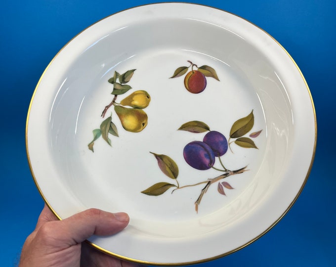 Vintage Royal Worcester Evesham Pattern Porcelain Serving Dish / Bowl ...