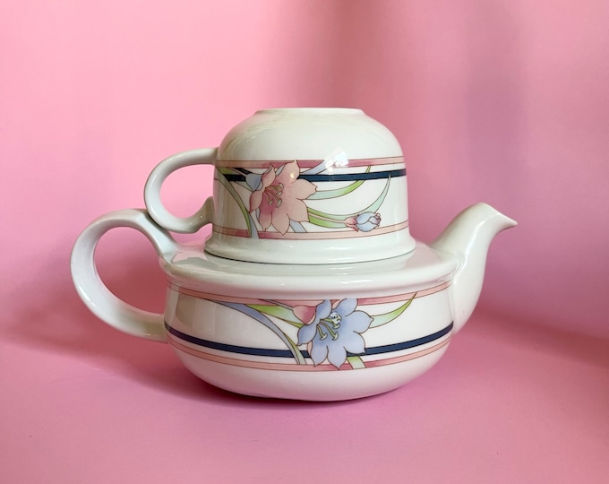 Vintage Teapot for One With Matching Cup - the Tuscany Collection ...