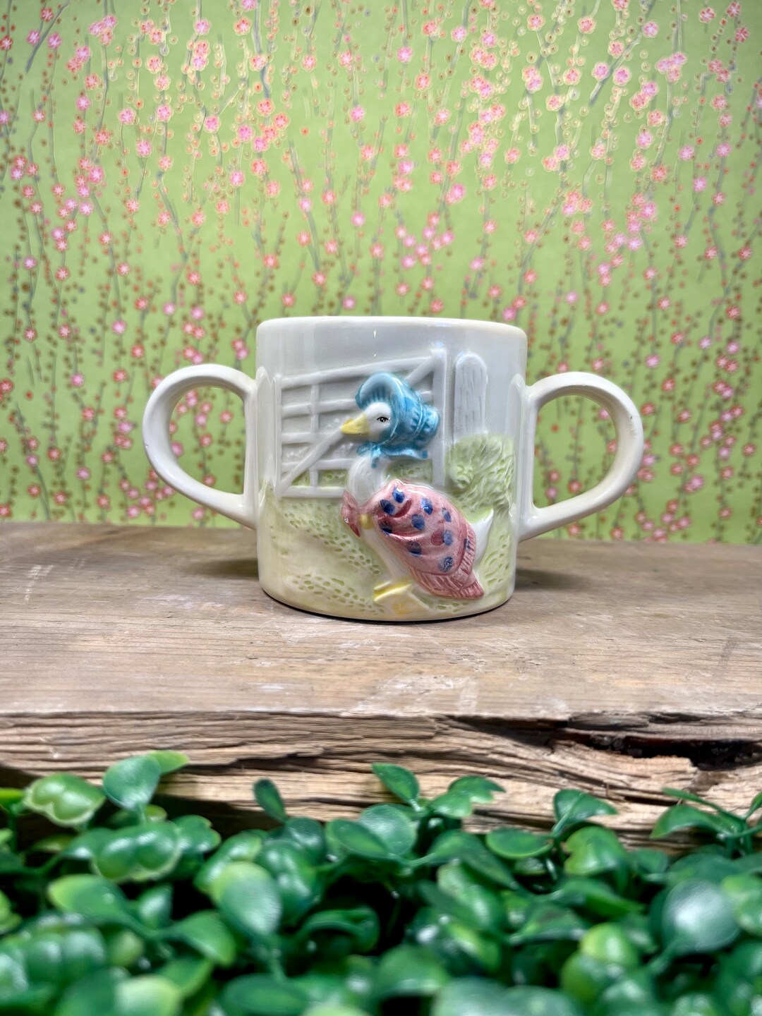 Aunt Jemima Puddle Duck Cup - Beatrix Potter - Vintage - Collectible - Etsy