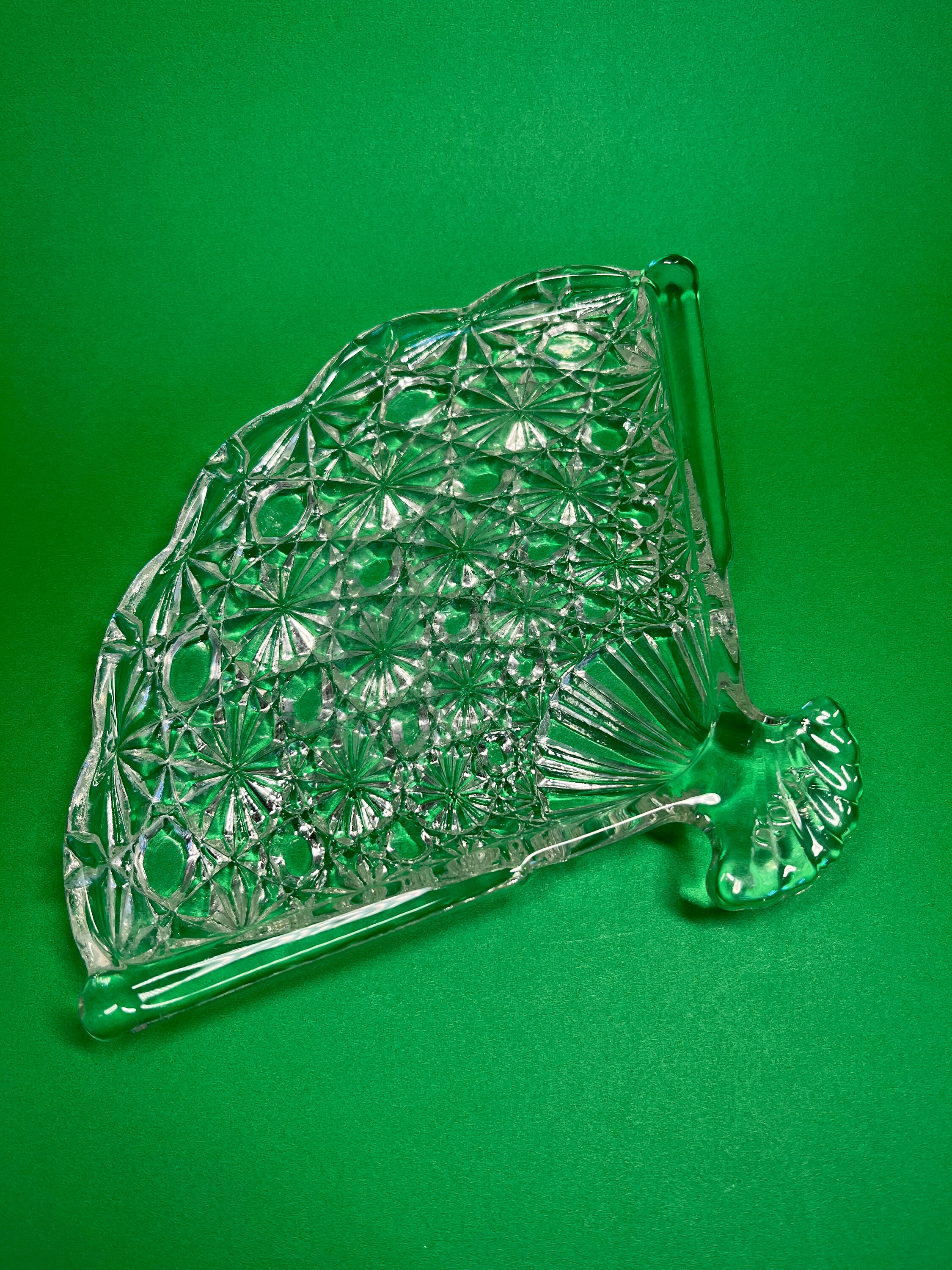 Vintage Avon Fan-shaped Pressed Glass Dish Collectible 1970s - Etsy