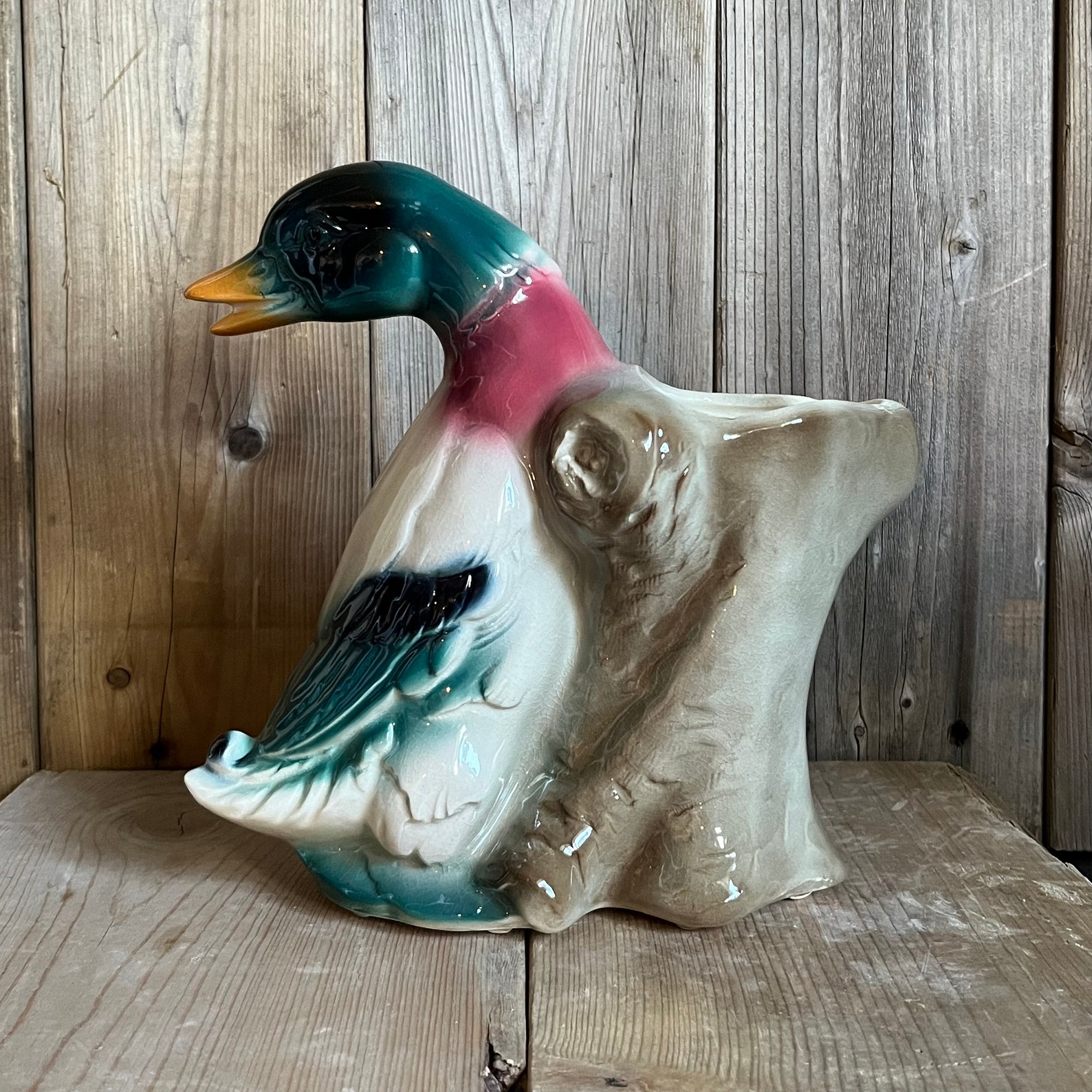 Vintage Royal Copley Mallard Planter/vase - Etsy