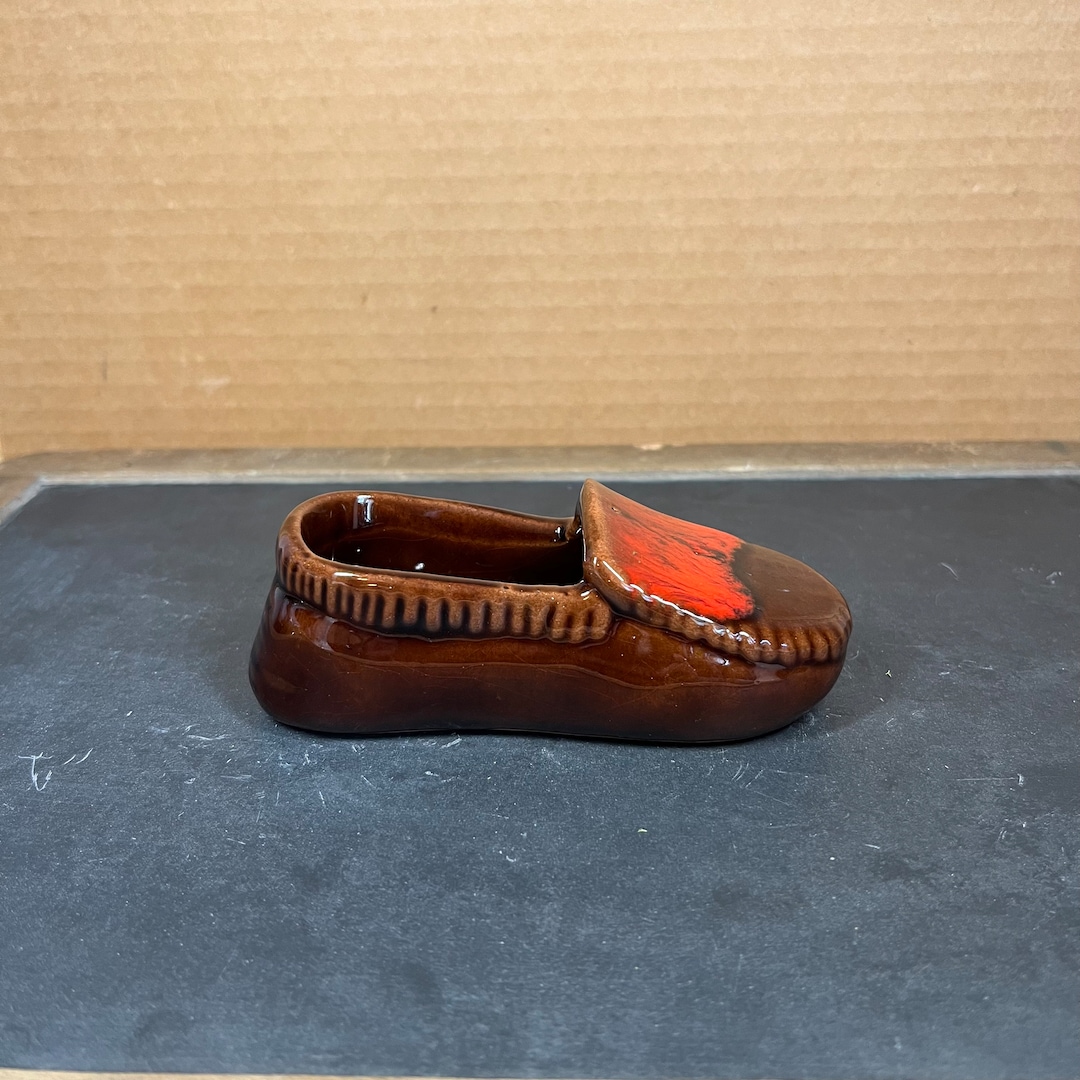 Vintage Mcmaster Pottery Moccasin - Canada - Etsy