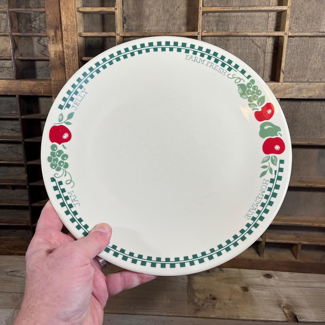 3 Vintage Corelle by Corning Farm Fresh Dinner Plates. - Etsy