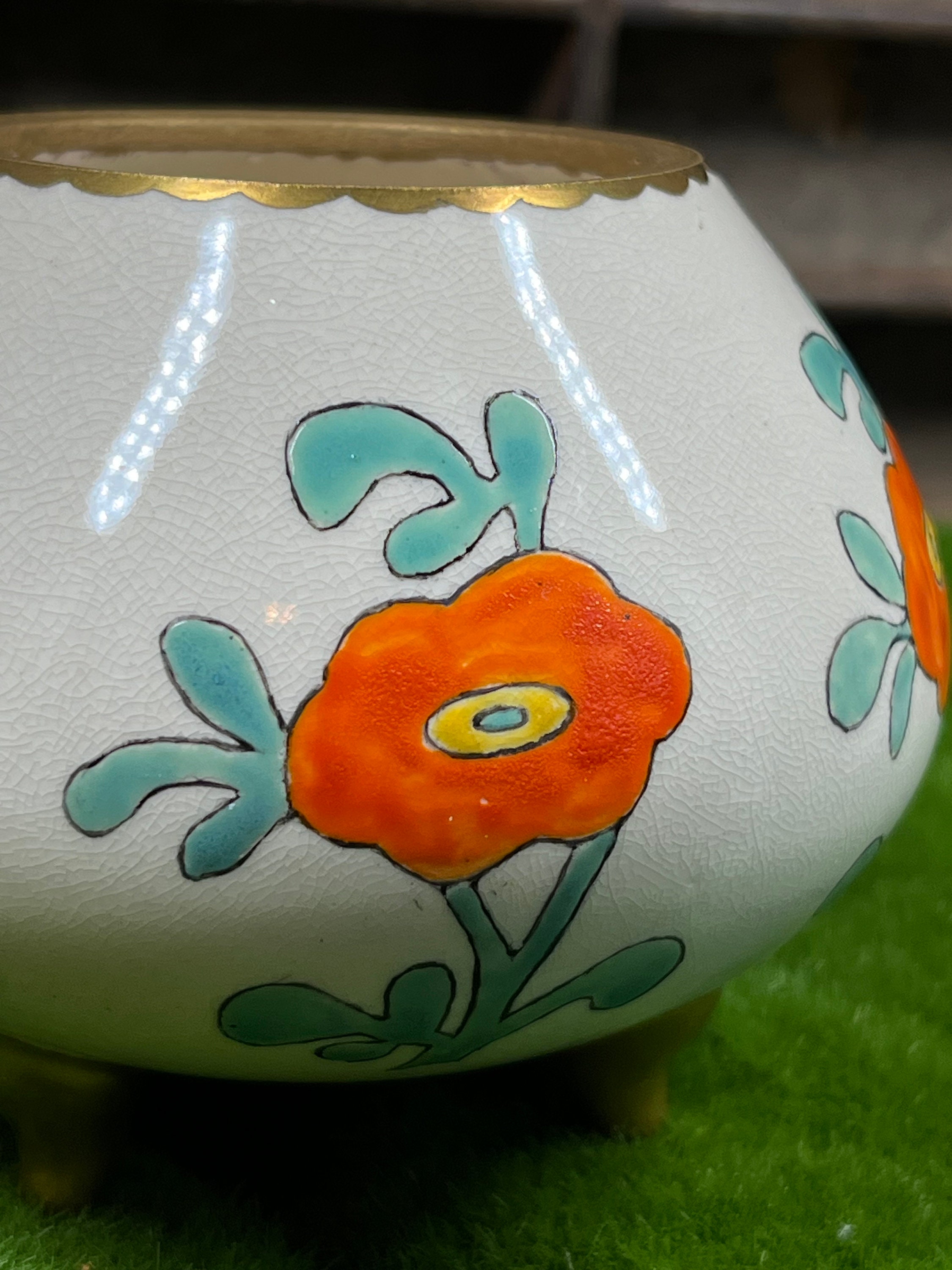 Vintage Hazel Macdonald Three-footed Bowl 1934 - Etsy