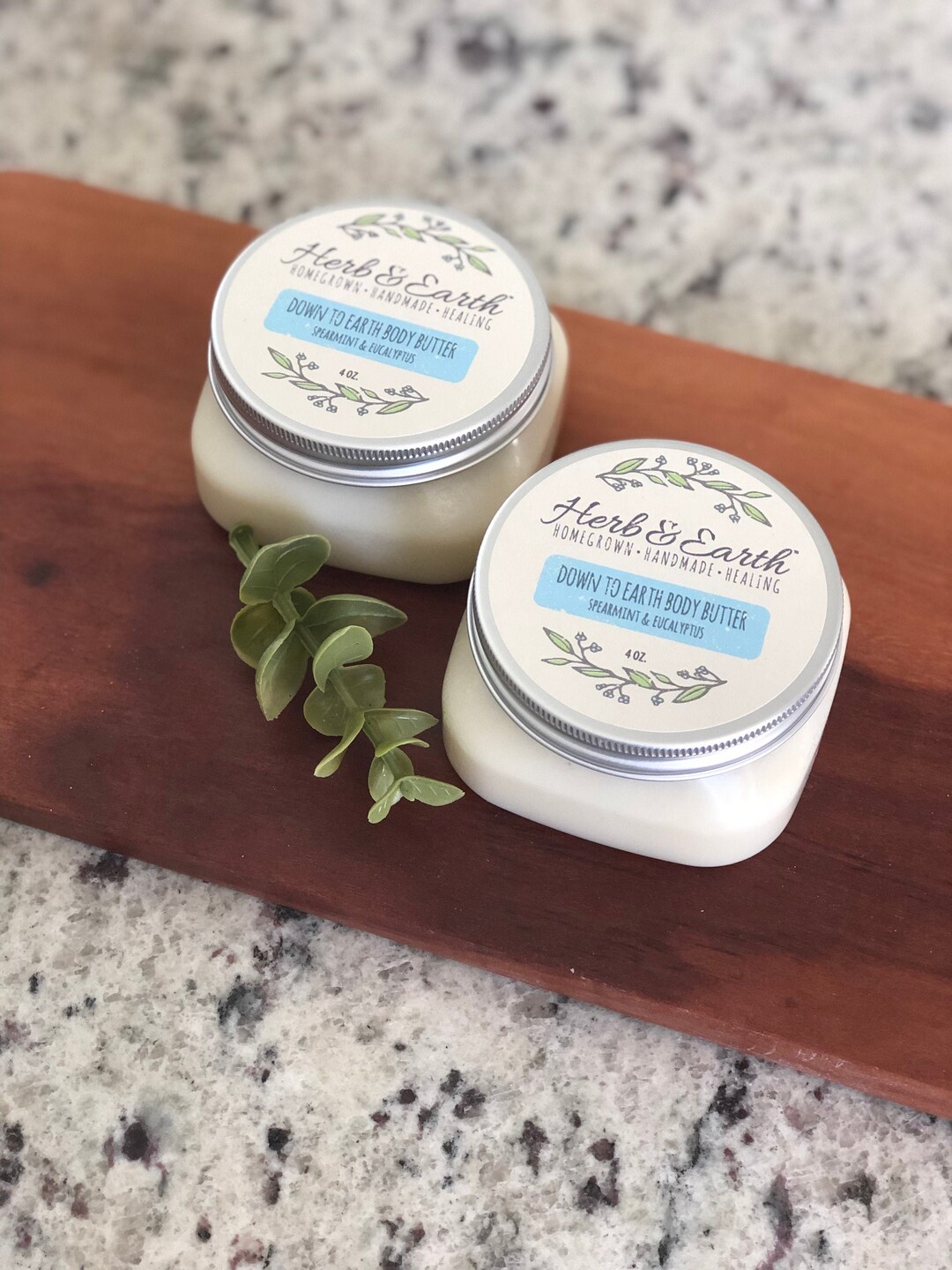 Down to Earth Shea Body Butter 4oz (spearmint, Eucalyptus) - Etsy