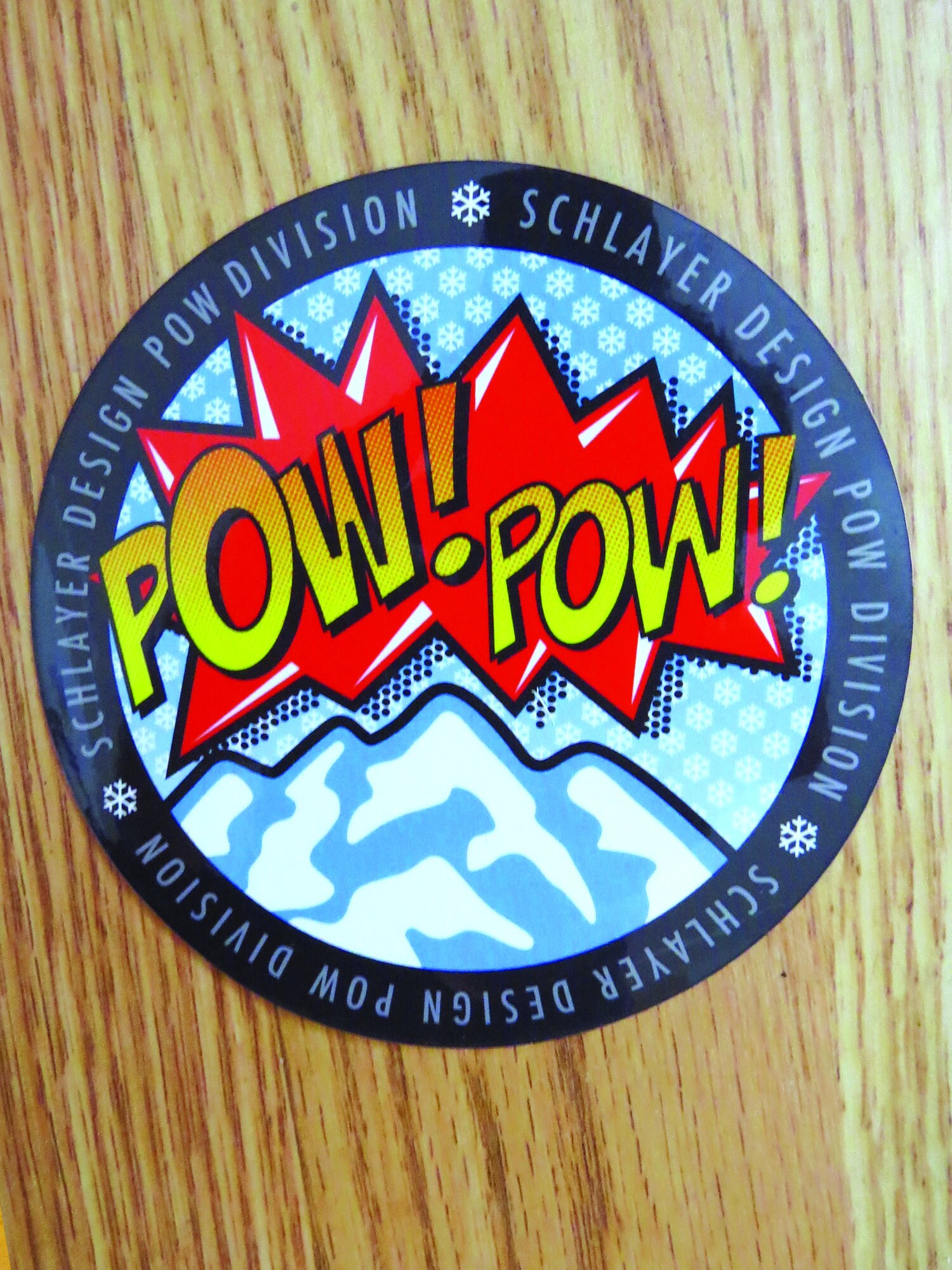 POW POW stickers. Measuring 4 x 4. Excellent quality vinyl. - Etsy.de