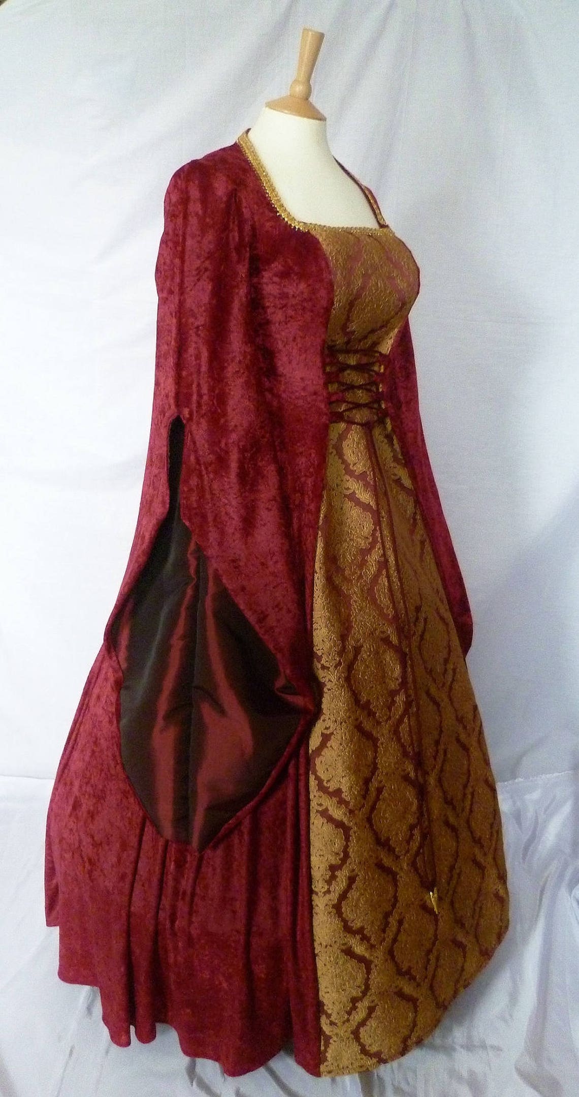 Medieval Dress Renaissance Gown Wedding Dress Custom Made - Etsy