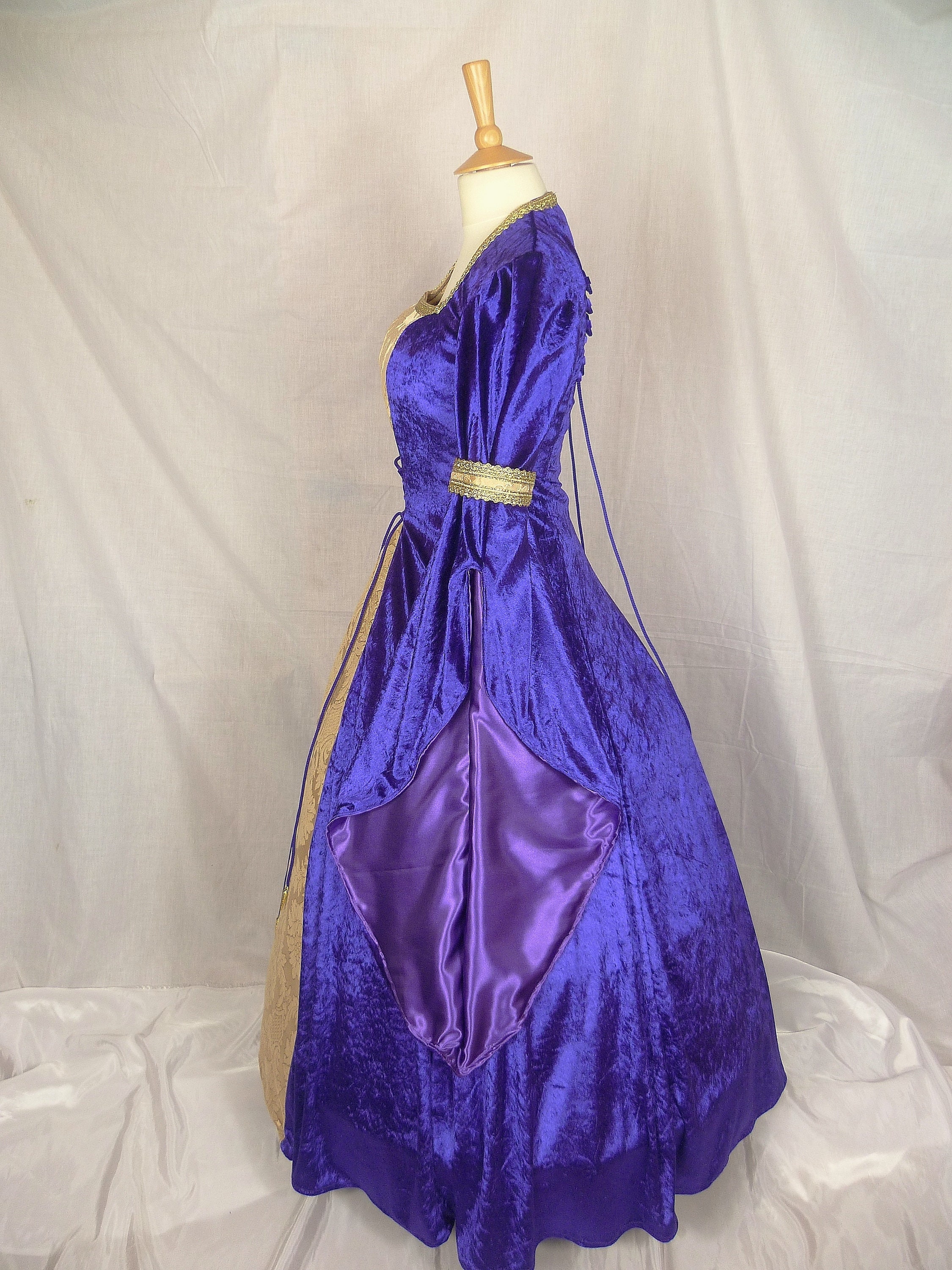 Purple Medieval Wedding Dresses