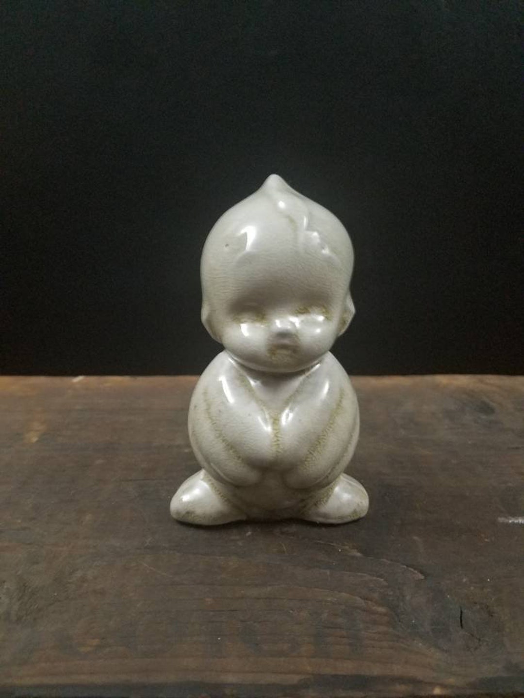 Miniature Ceramic Sculpture - "kewpie Duck" - Vintage Style, Bizarre ...