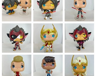 She-ra Custom Funko Pops 'phase 1' - Etsy
