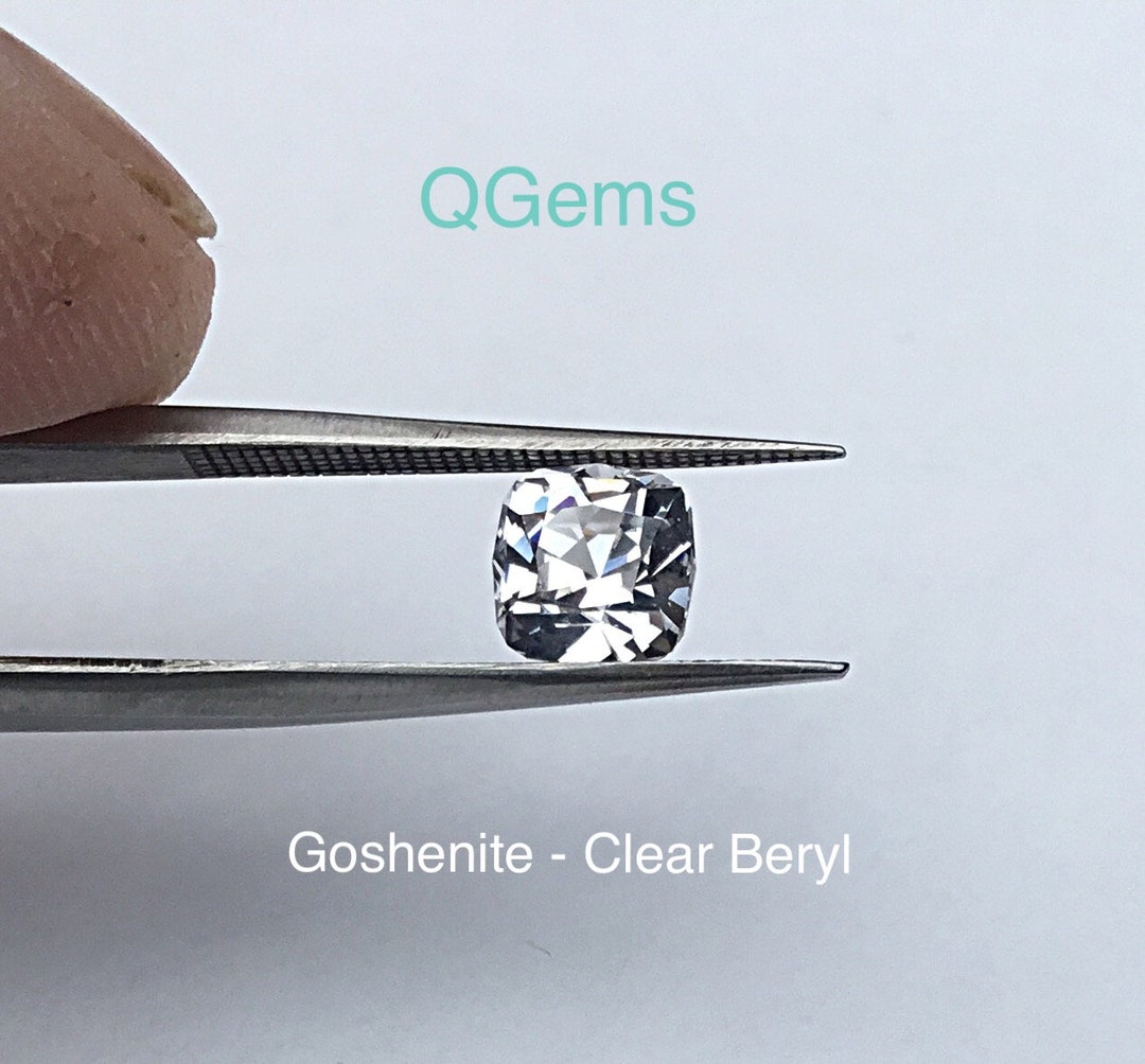 GOSHENITE - Clear Beryl (same Mineral as Aquamarine) 1 Ct. Custom ...