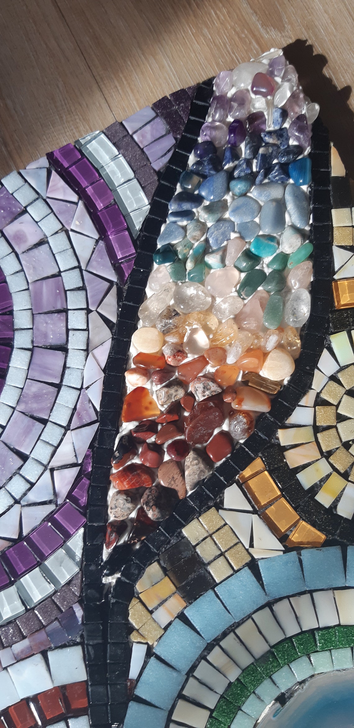 Abstract Picture Glass Mosaic Art Mosaic Wall Art Wall - Etsy
