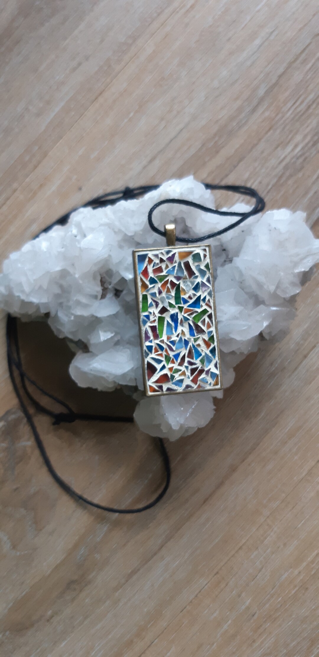 Mini Micro Mosaic Pendant, Necklace, Jewelry, Glass Pendant, Lots of ...