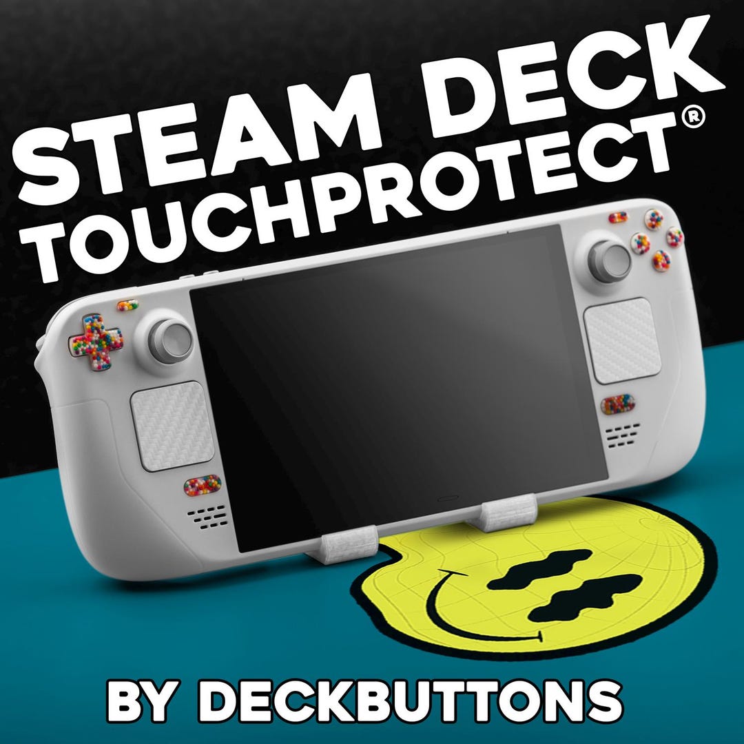 Touchprotect® Trackpad Skin for Steam Deck. White Carbon Fiber for Your ...
