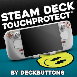 Touchprotect® Trackpad Skin for Steam Deck. White Carbon Fiber for Your New White Steam Deck ...