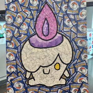 Litwick Pokemon Trading Card Collage Artwork (16x20) - Etsy