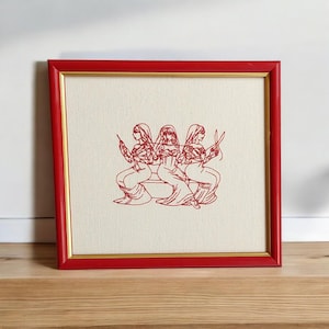 The Three Fates Embroidery Wall Art – Greek Mythology Textile Decor - Etsy