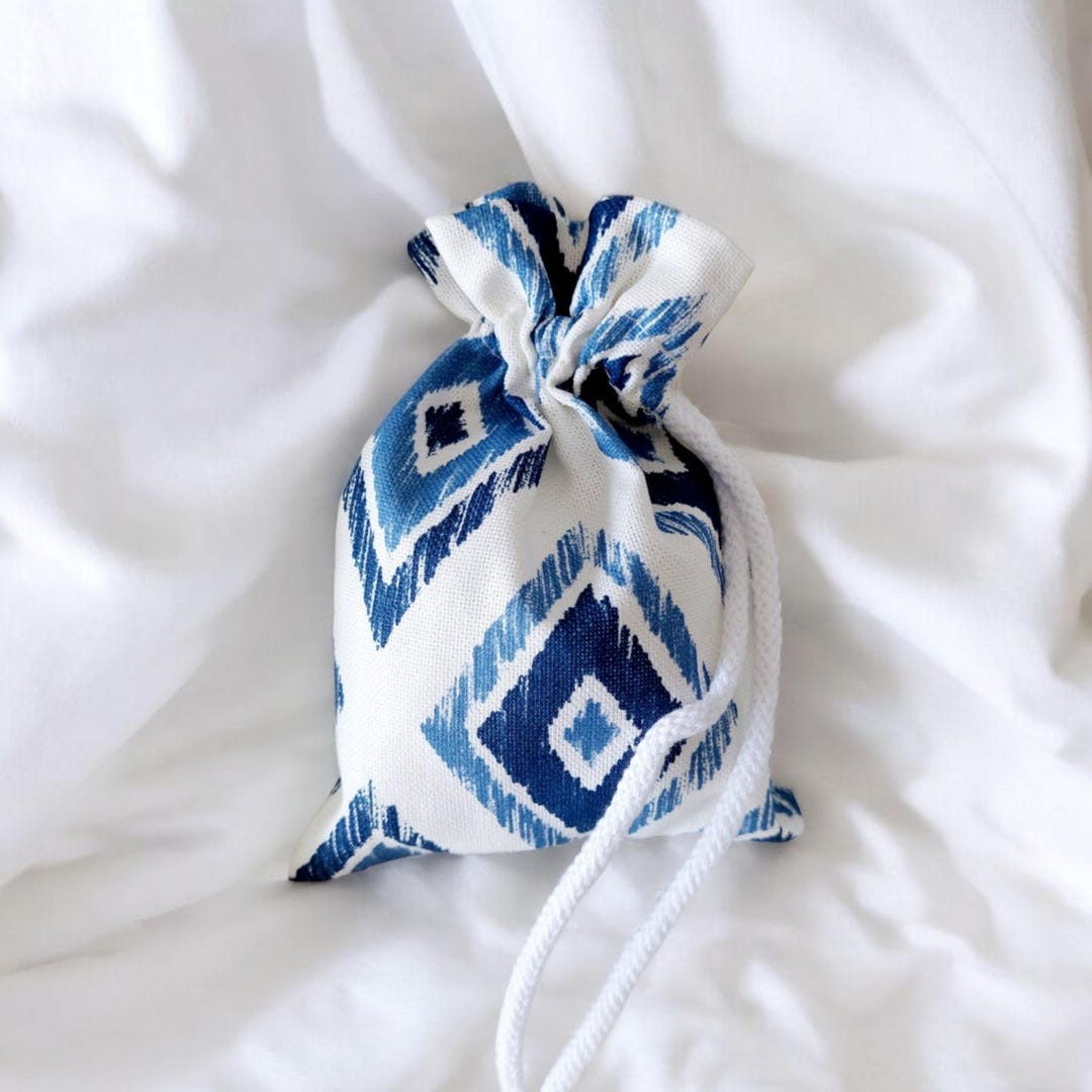 Greek Wedding White Blue Favor Bags / Summer Wedding Favor Bags ...