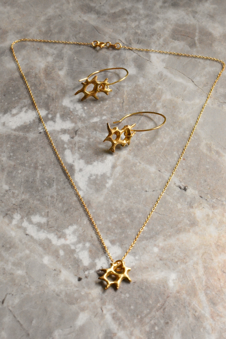 Aika 18K Gold Vermeil Coraline Necklace. | Etsy