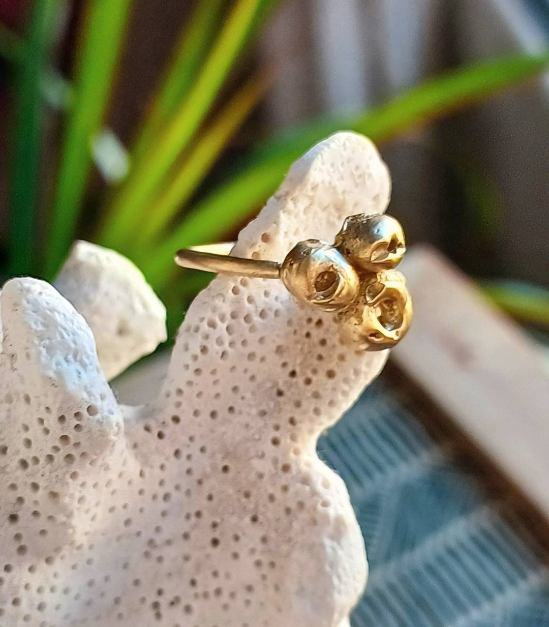Barnacles Solid 9k Gold Stacker Ring - Etsy
