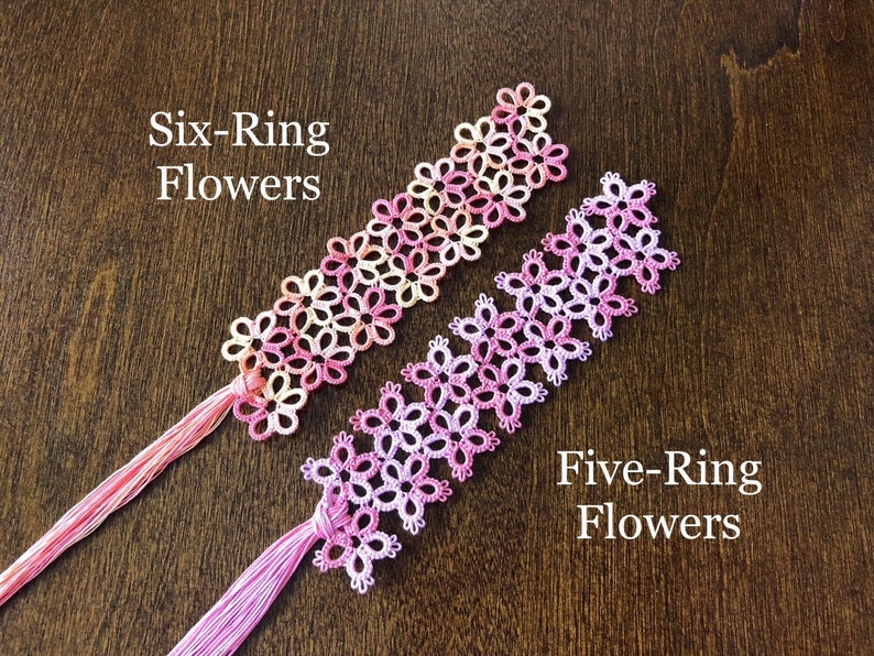 Tatting Patterns Tatted Bookmarks Instant Digital Download Etsy