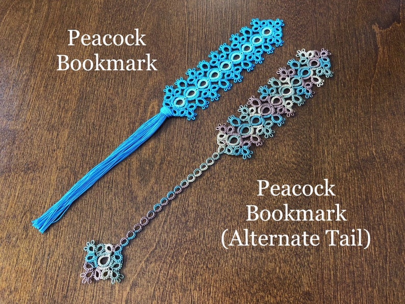 Tatting Patterns Tatted Bookmarks Instant Digital Download Etsy