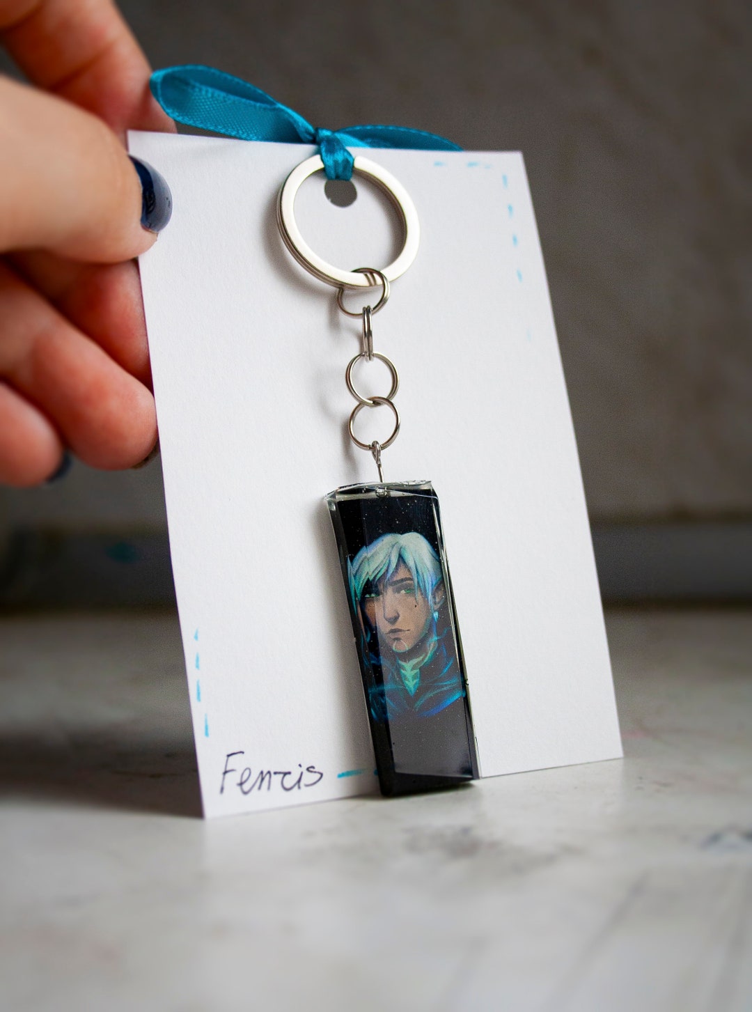 Dragon Age Fenris Key Chains - Etsy