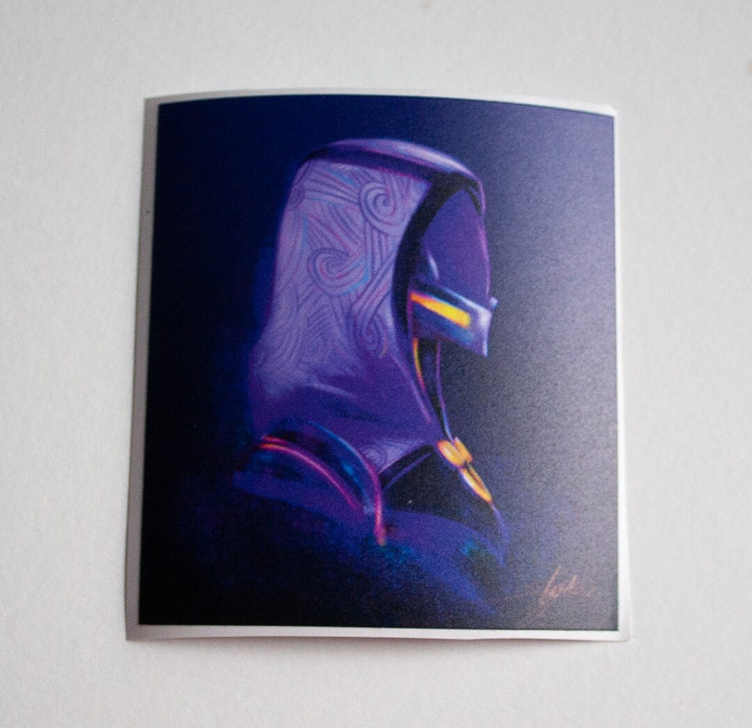 Mass Effect Neon Tali 2 Fan Art Sticker - Etsy