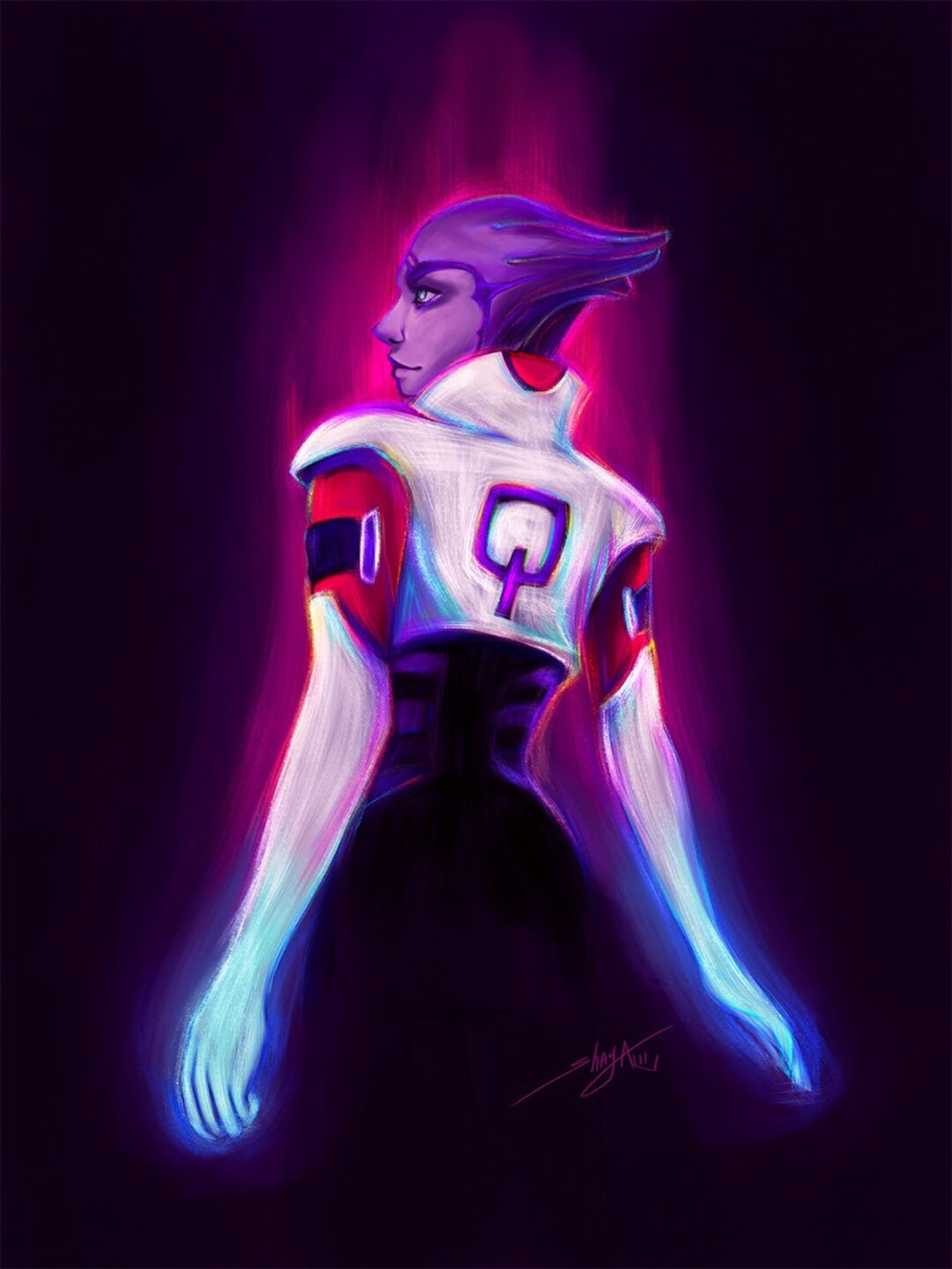 PRINT NEON Aria - I Am Omega - Etsy