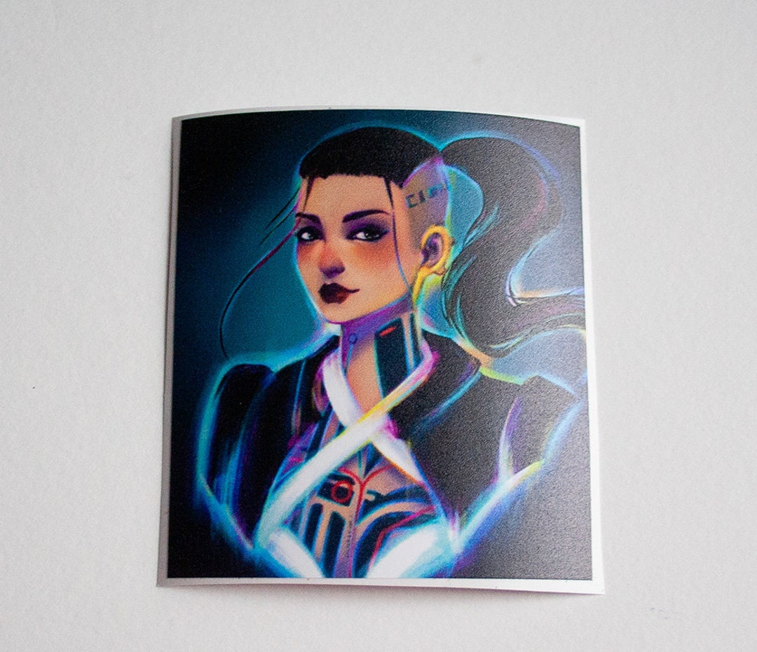 Mass Effect Neon Jack Fan Art Sticker - Etsy