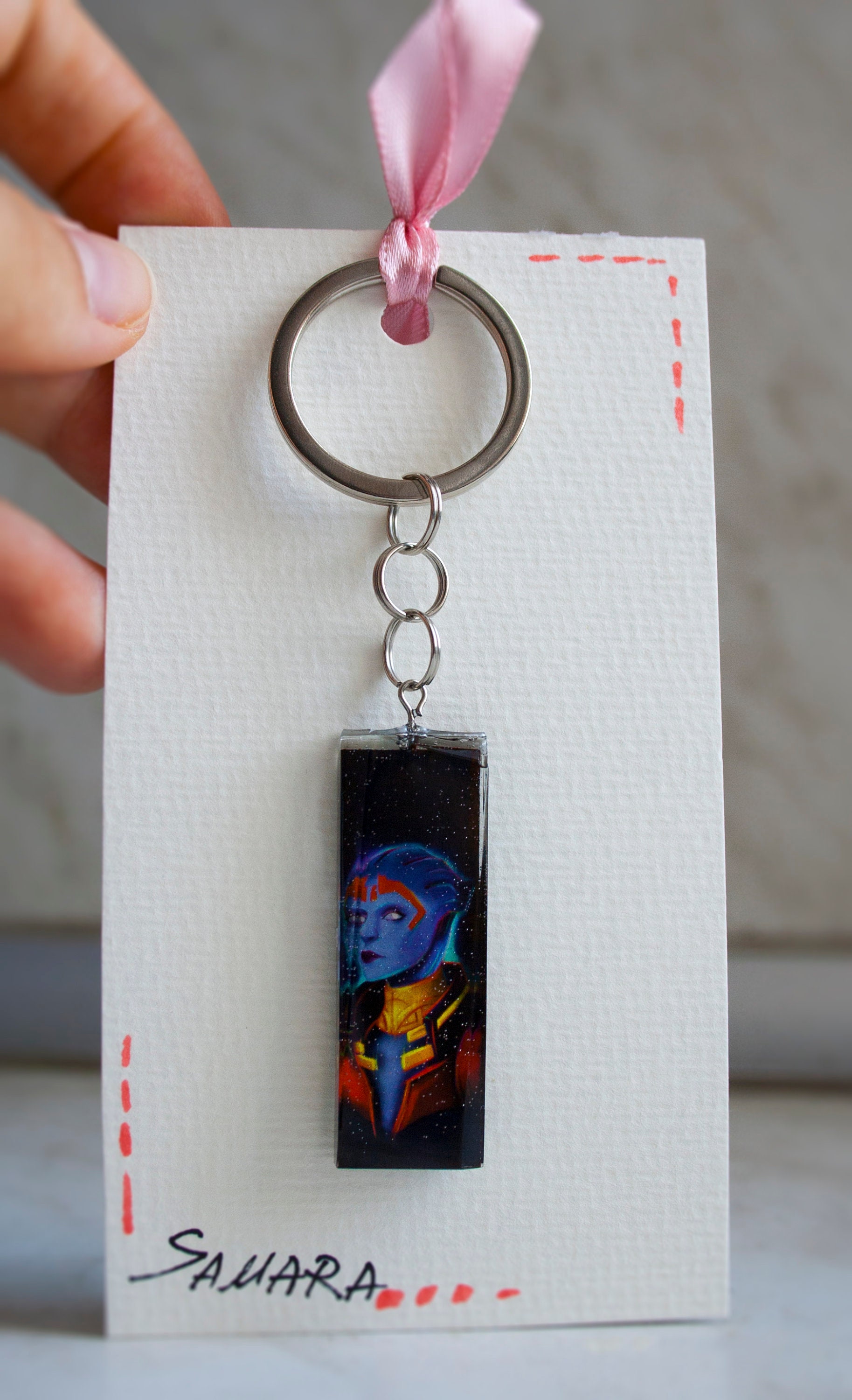 Shaya Key Chain : Mass Effect, Destiny, Deus Ex Fan Art - Etsy