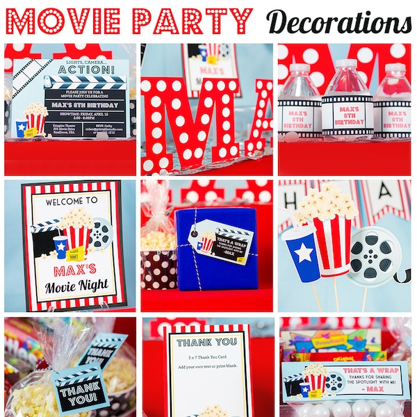 Movie Birthday - Etsy