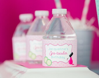 Spa Party Labels | Etsy
