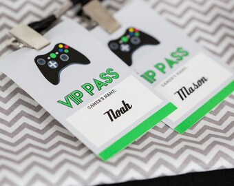 Video game id badge | Etsy