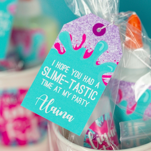 Slime Birthday Favor Jars - Etsy Canada