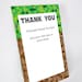 Video Game Inspired Thank You INSTANT DOWNLOAD - Pixel Game Printable ...