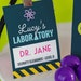 Science Party ID Badge Scientist Badge Science Lab Badge Laboratory ID ...