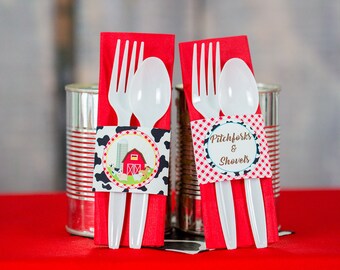 Silverware wrapper | Etsy