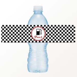 Race Car Party Drink Labels Printable Race Car Water Labels Race Car ...