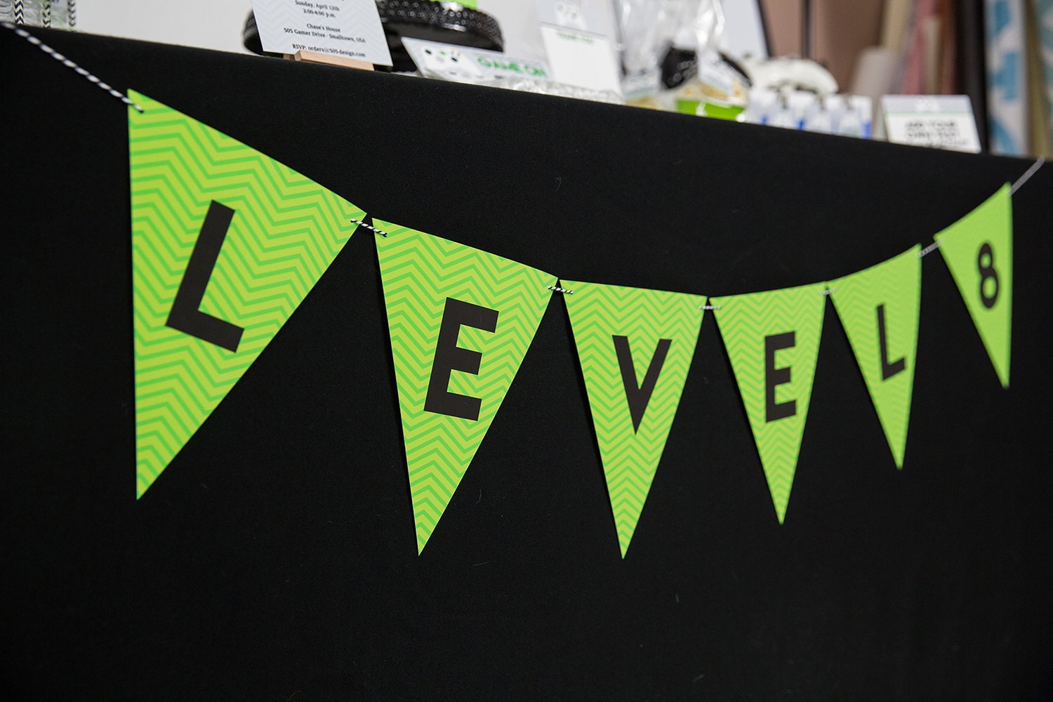 Level Banner for Video Game Party Instant Download Level | Etsy