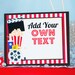 Movie Party Signs in Red, Instant Download Red Movie Party Signs in Red ...