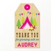 Camping Favor Tags Printable Glamping Party Favor Tags by Printable ...