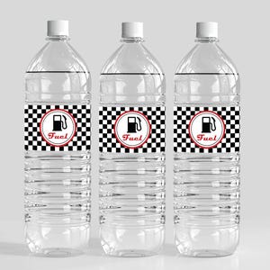 Race Fuel Drink Labels, Car Car Party Water Label, Printable Race Fuel ...