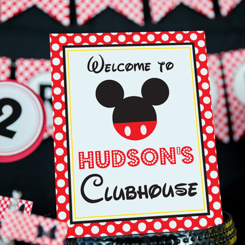 Mickey Mouse Party - Etsy